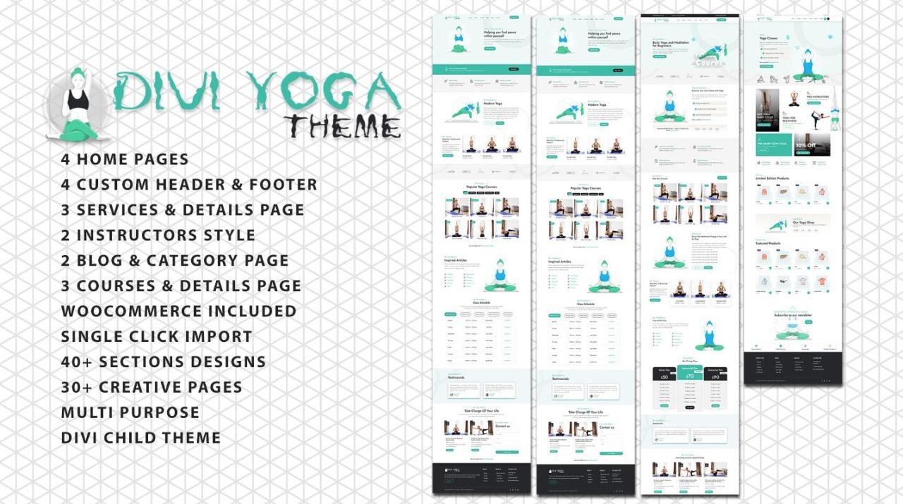 Divi Yoga Theme Documentation | Divi-Childthemes.com
