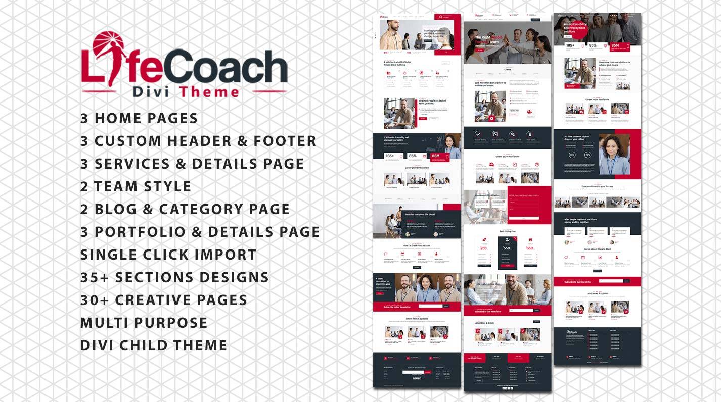 Divi Life Coach Theme Documentation | Divi-Childthemes.com